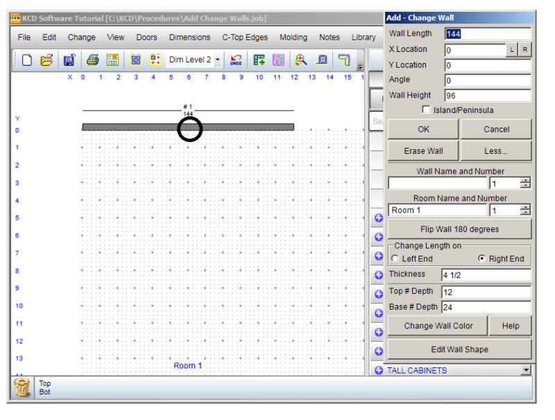 Add & Change Walls - KCD Software