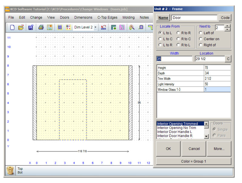 012_KCD_Windows Doors_Doors Menu - KCD Software