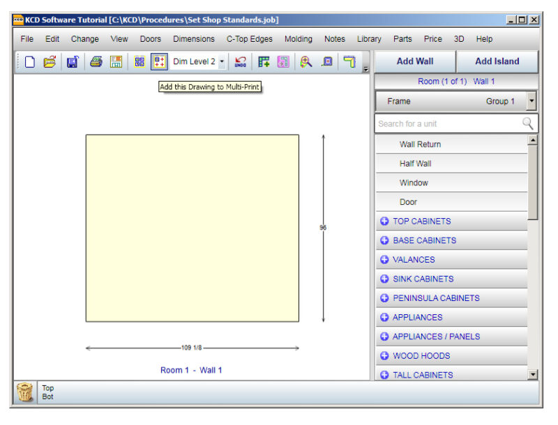Set & Change Shop Standards - KCD Software